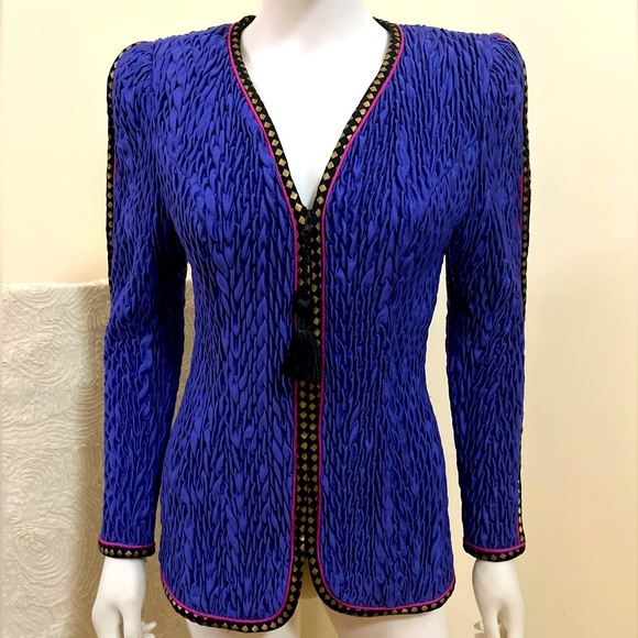 Jeanne Marc | Jackets & Coats | 9s Vintage Jeanne Marc Origami Wearable ...